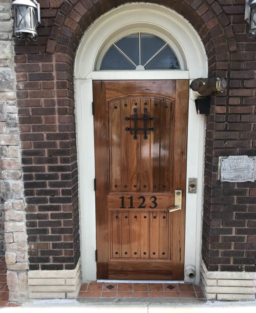 Custom Arched Exterior Doors - Amish Custom Doors