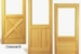 Custom Solid Wood Slab Exterior Doors - Amish Custom Doors