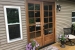 Custom Translucent Glass Doors - Amish Custom Doors