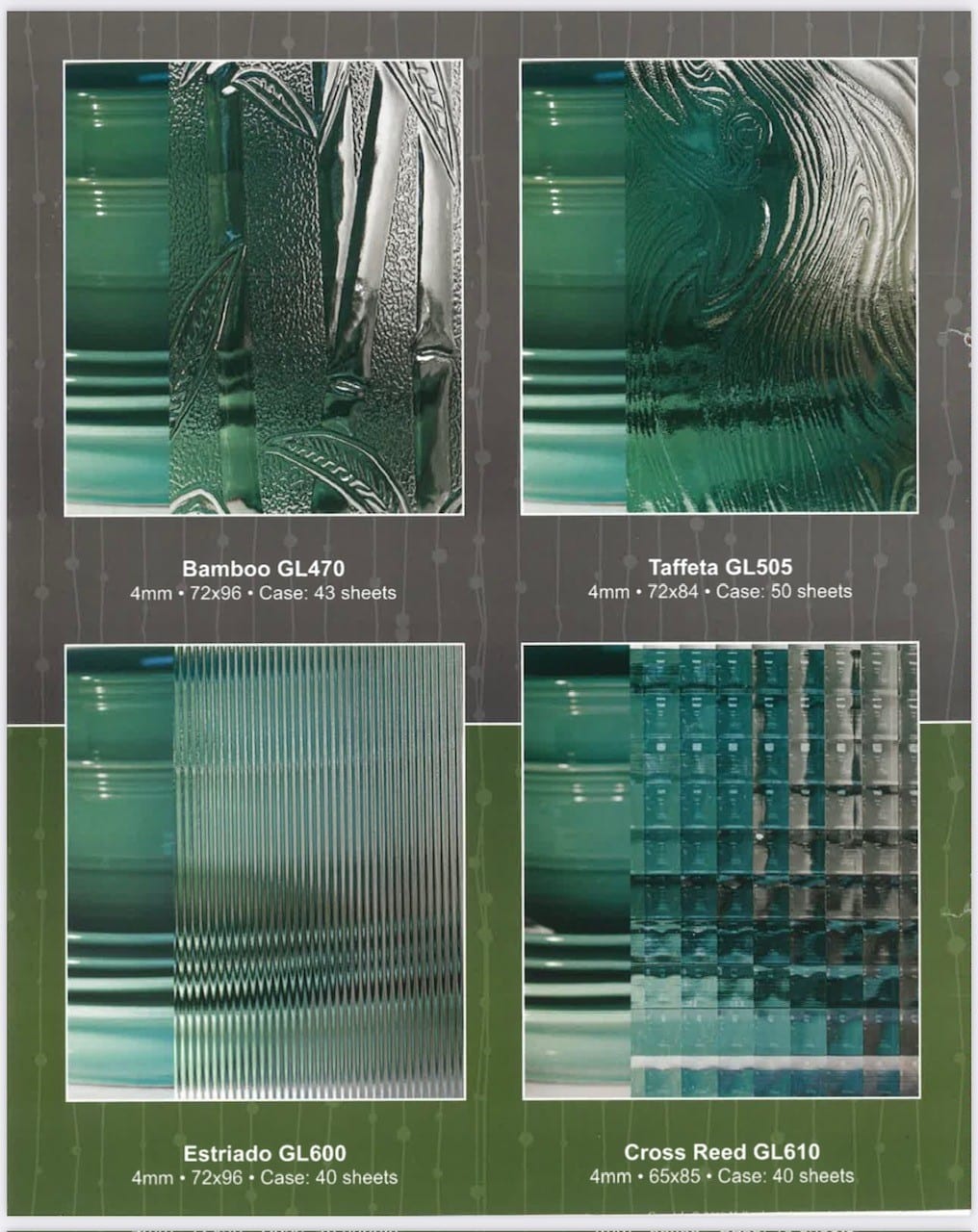 Custom Opal Glass Doors - Amish Custom Doors