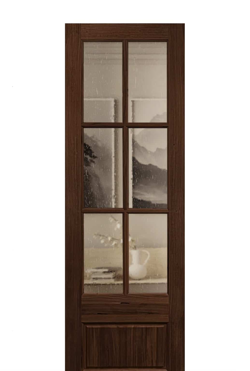 Custom Reeded Glass Doors - Amish Custom Doors