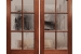 Custom Obstructed View Glass Doors - Amish Custom Doors